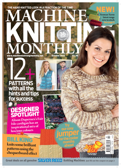 Machine Knitting Monthly - The hand-knitted look in a fraction of the time